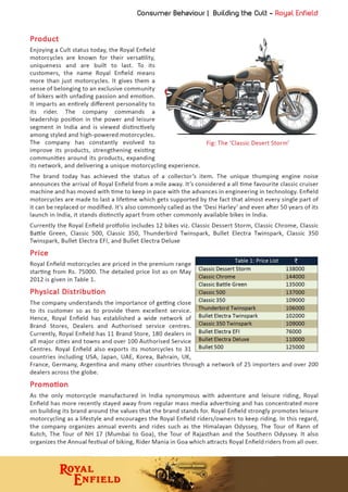 Royal Enfield: Building the Cult | PDF