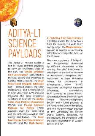 ADITYA-L1 MISSION THE FIRST OBSERVATORY-CLASS SPACE-BASED SOLAR MISSION FROM INDIA | PDF