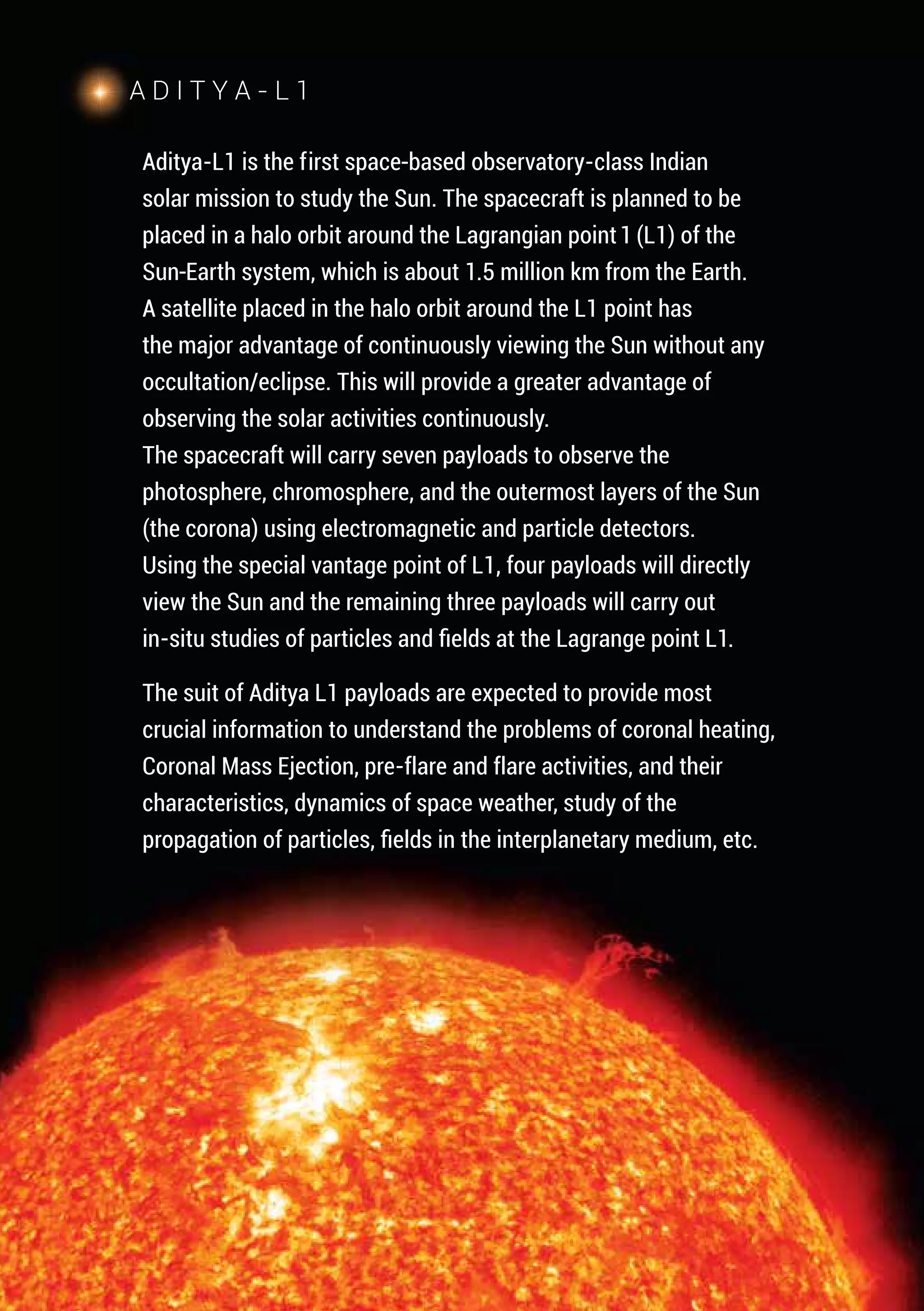 ADITYA-L1 MISSION | PDF