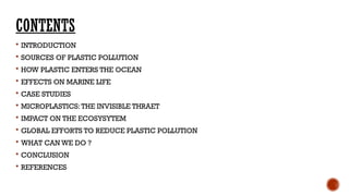 plastic pollution and its impact on marine drive .pptx