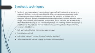 ferrites and its application | PPTX