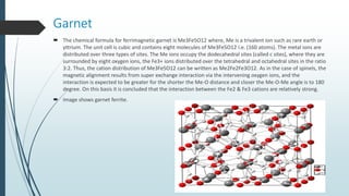 ferrites and its application | PPTX