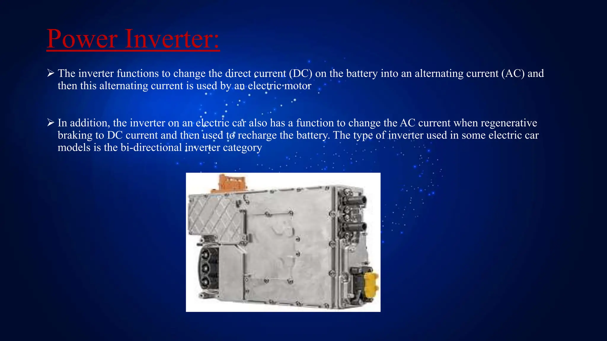 Basic of electrical vehicles components and parts | PPTX