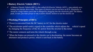 Basic of electrical vehicles components and parts | PPTX