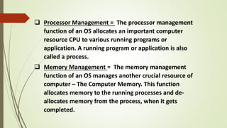 Operating system | PPT