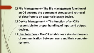 Operating system | PPT