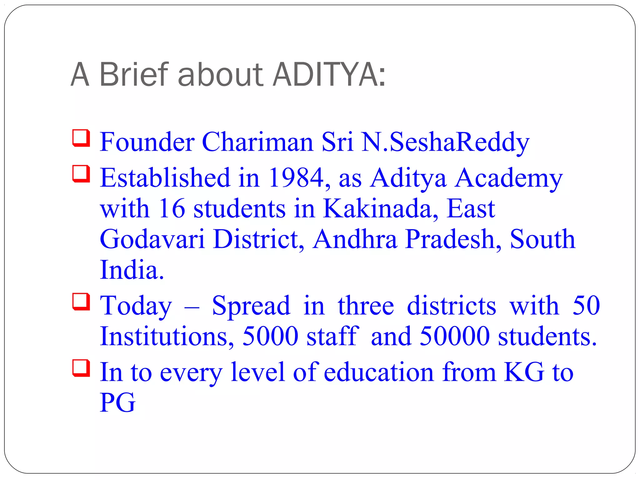 Aditya profile presentation other countries | PPT | Professional School ...