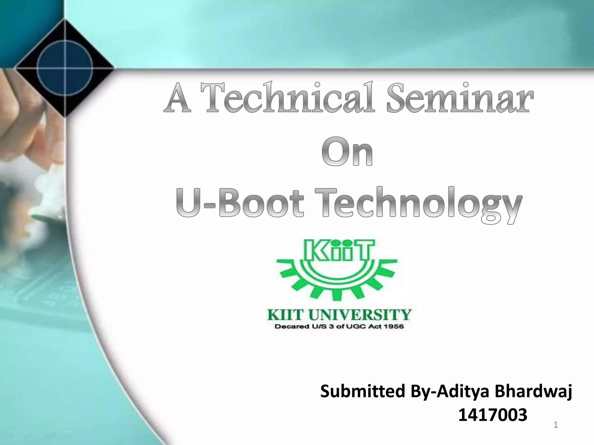 U-BOOT BETON TECHNOLOGY | PPTX