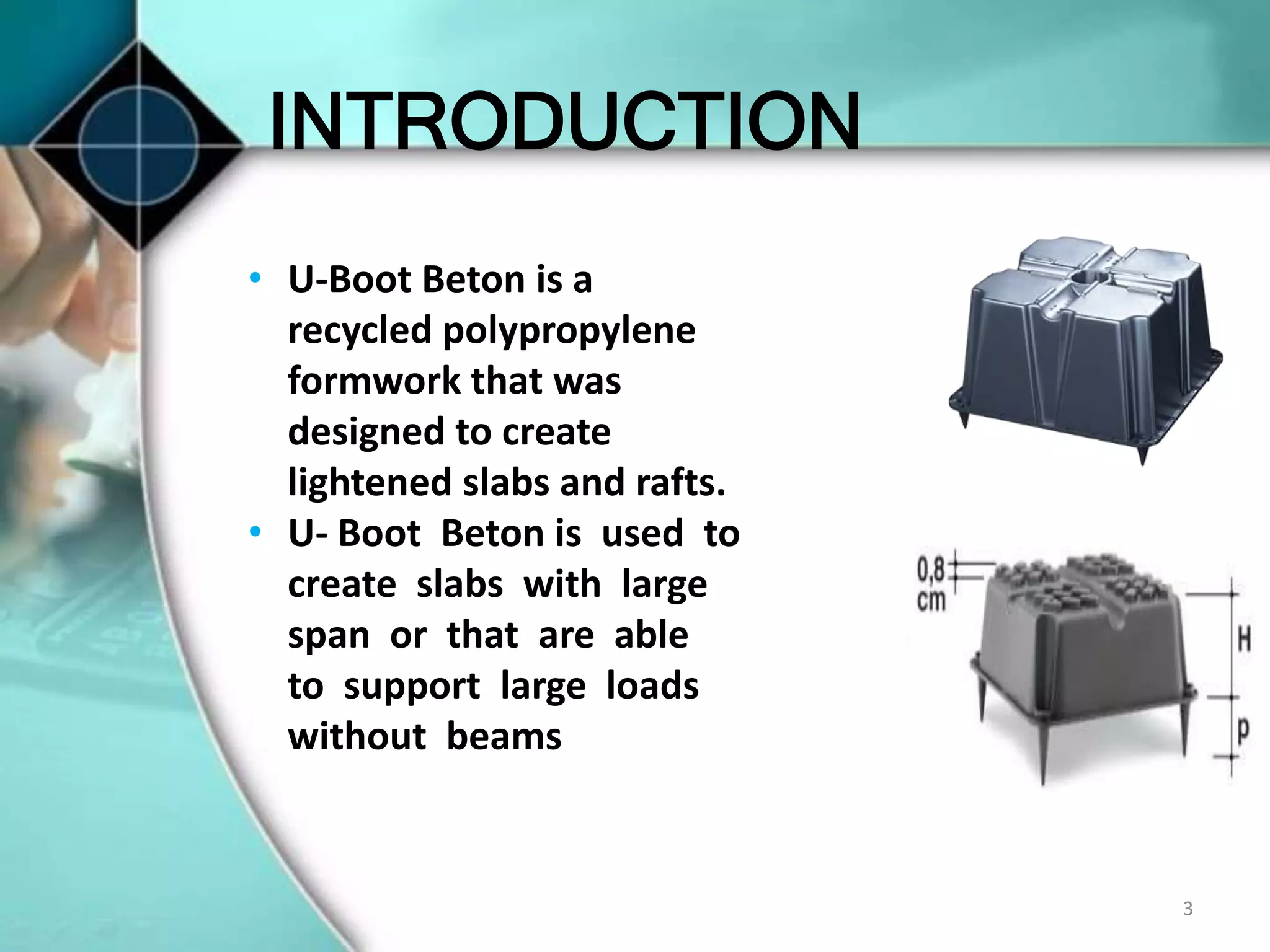 U-BOOT BETON TECHNOLOGY | PPTX