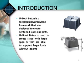 U-BOOT BETON TECHNOLOGY | PPTX