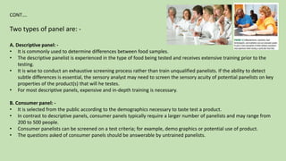 Sensory Evaluation In Post Harvest Technology.pptx