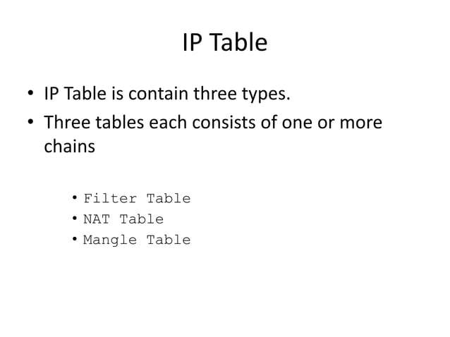 IP routing in linux | PPT
