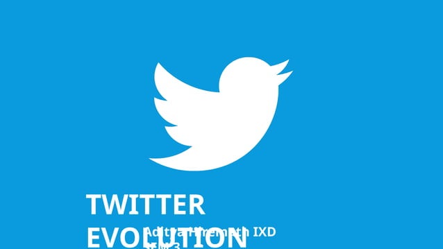 twitter's tale : history and evolution, | PPT