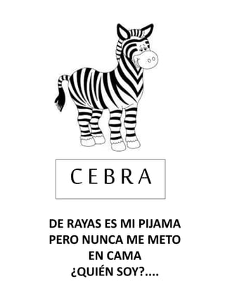 Adivinanzas animales para lapbbok | PPTX