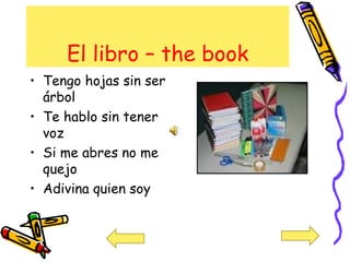 Adivinanzas de Utiles Escolares | PPT