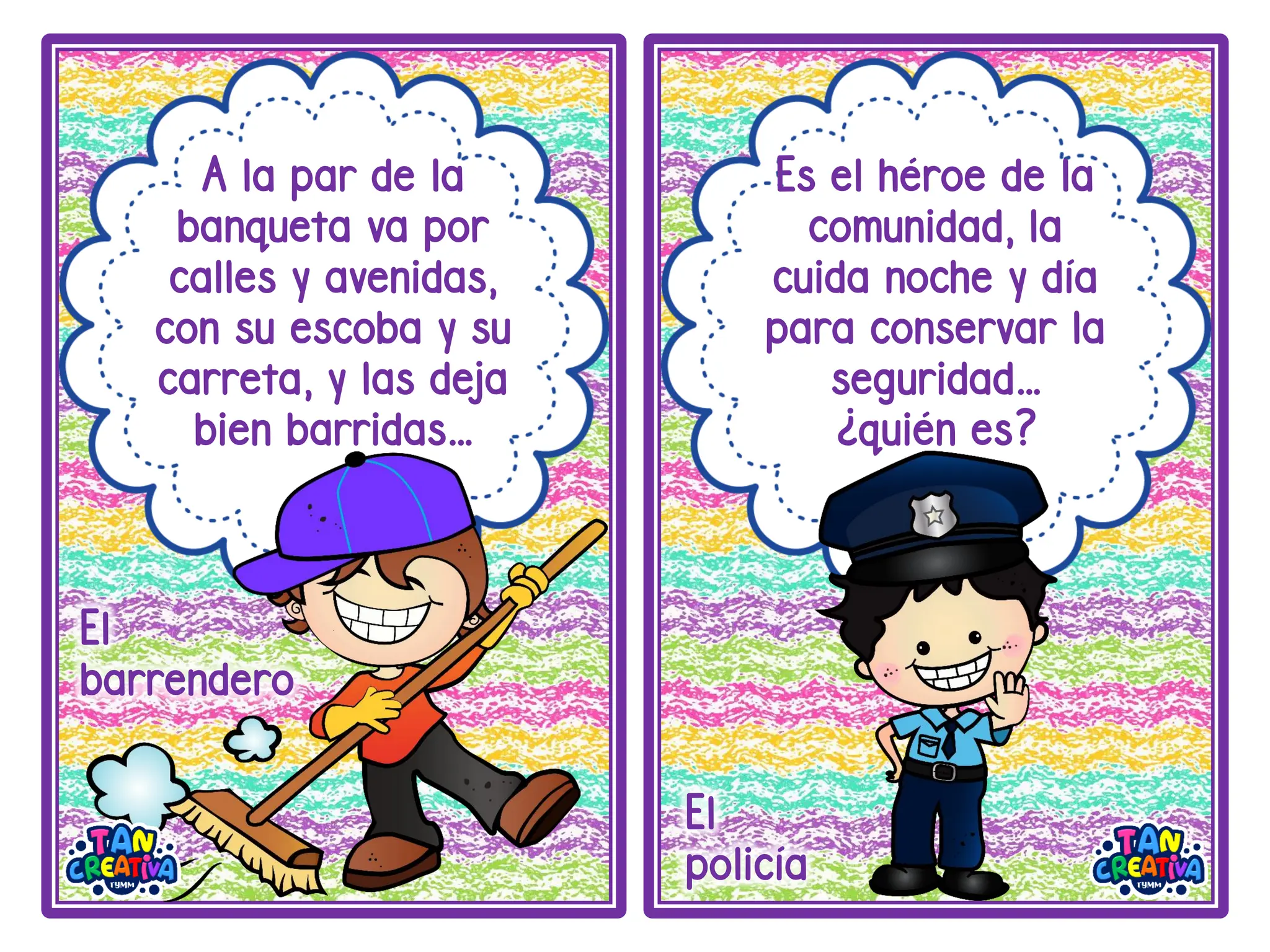 Adivinanzas de profesiones y oficio para niñoss. | PDF