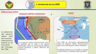 ZONA DE IDENTIFICACIÓN DE DEFENSA AÉREA (ADIZ)pptx | PPTX