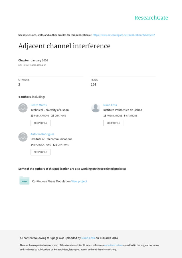Adjacent channel interference_3_g | PDF