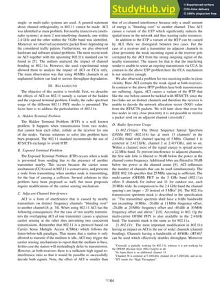 Adjacent Channel Interference In IEEE 802.11 N | PDF | Computer ...