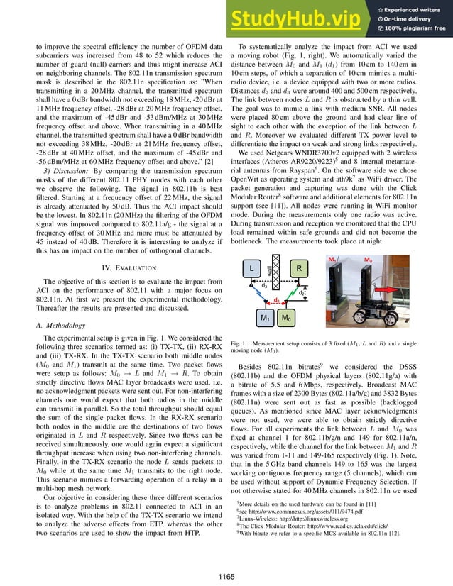 Adjacent Channel Interference In IEEE 802.11 N | PDF | Computer Networking | Computing