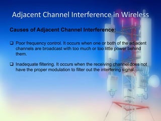 Adjacent channel interference in wireless . | PPTX