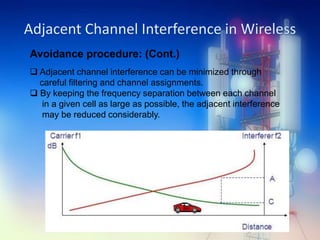 Adjacent channel interference in wireless . | PPTX