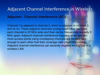 Adjacent channel interference in wireless . | PPTX
