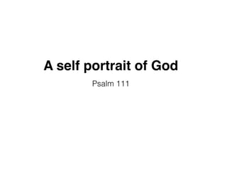 Adjacent psalms that tell a story part 4 - the blessed God ad the ...