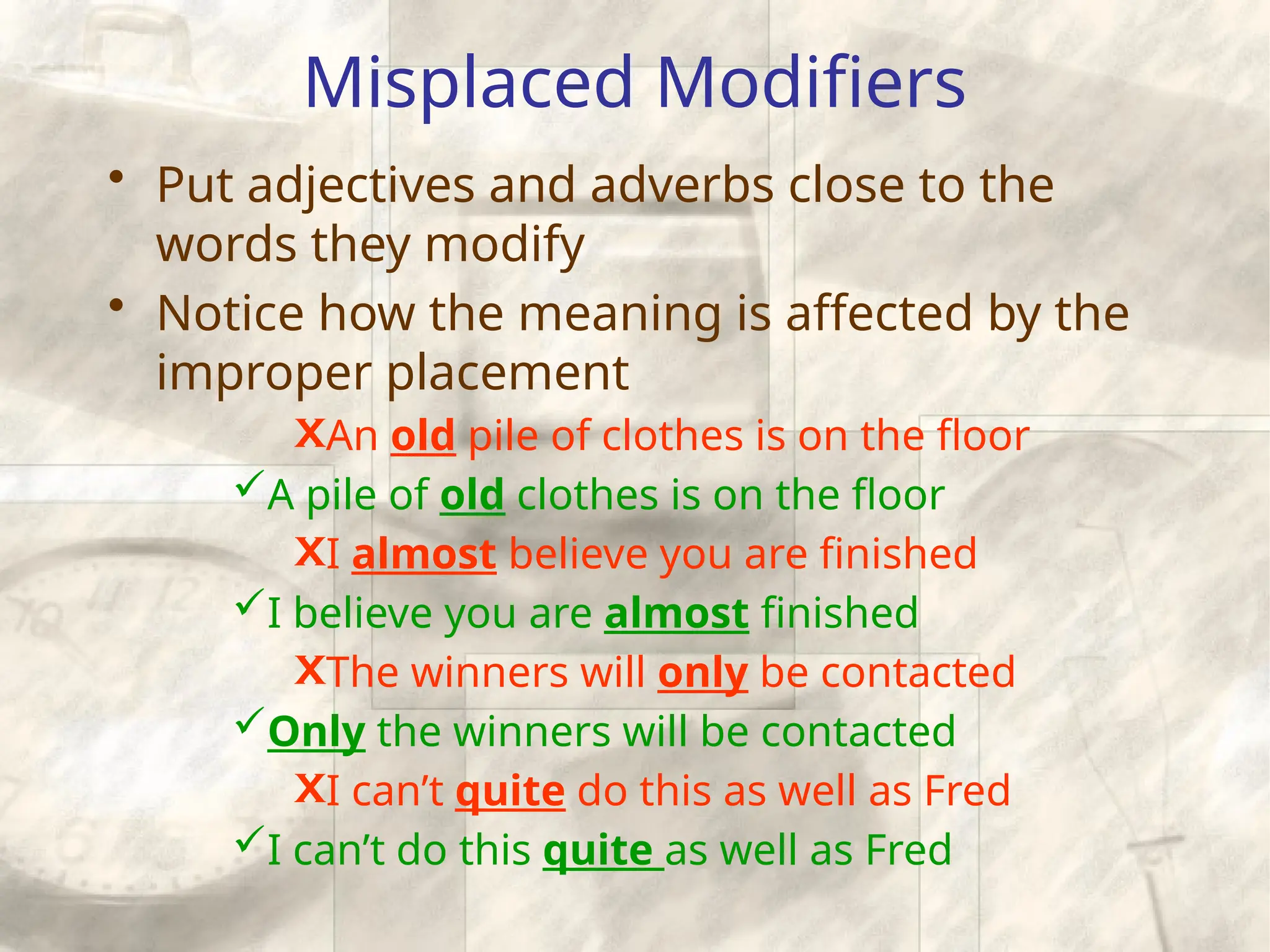 Using Adjectives and Adverbs Correctly PPT | PPTX