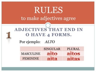 Adj agreement notes pp | PPT