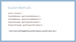 Socket & Server Socket | PPTX