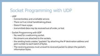 Socket & Server Socket | PPTX