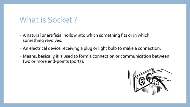Socket & Server Socket | PPTX
