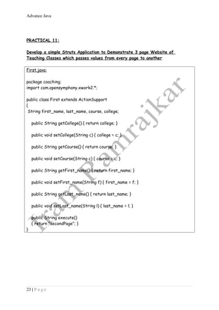 Ad java prac sol set | PDF