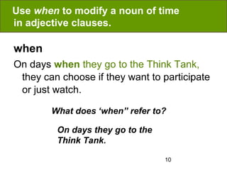 Adj clause uueg chapter13 adjective_clauses | PPS | Zoos & Aquariums ...