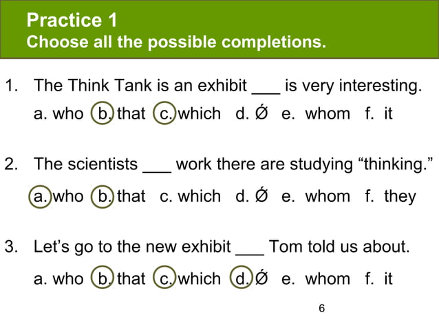 Adj clause uueg chapter13 adjective_clauses | PPS | Zoos & Aquariums | Attractions