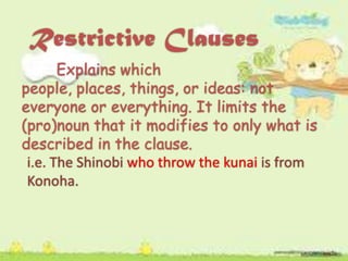 ADJECTIVE CLAUSE | PPT
