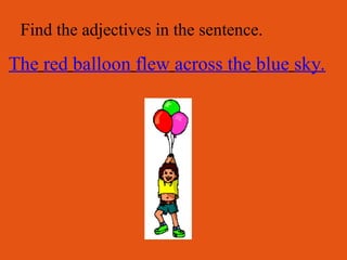 adjectives give us color presentationnnn | PPT