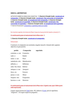 Adjectius graus | DOC