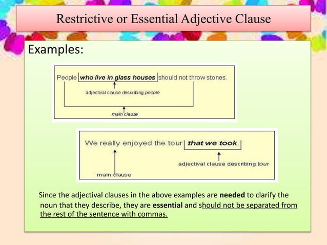 Adjectival clause | PPTX
