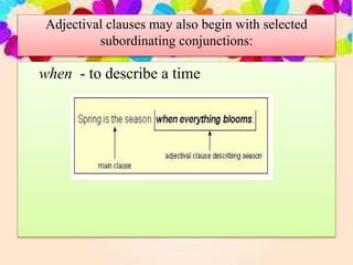 Adjectival clause | PPTX
