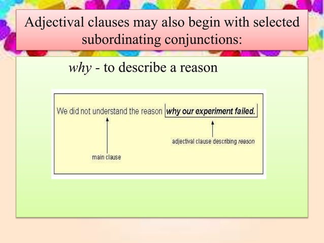 Adjectival clause | PPTX