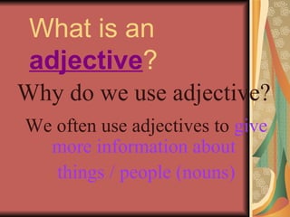Adjective | PPT