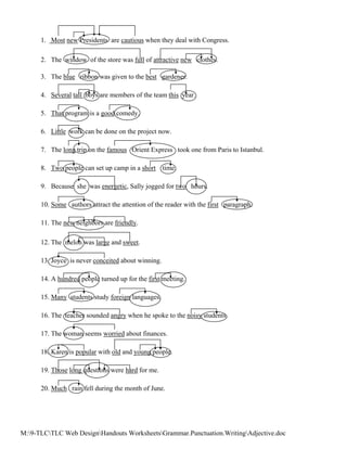 Adjective powerpoint | PDF