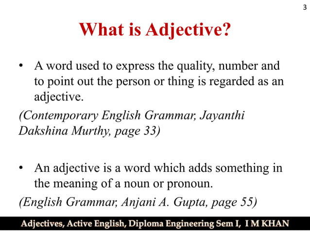 Adjective | PPTX