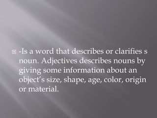 Adjective | PPTX