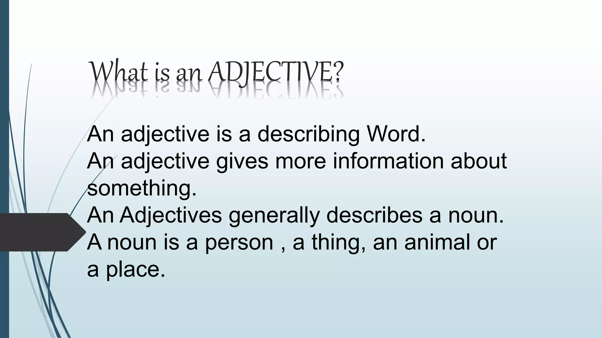 Adjective | PPTX
