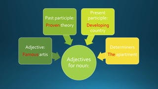 Adjective & Adjective Phrase for English Learners | PPTX