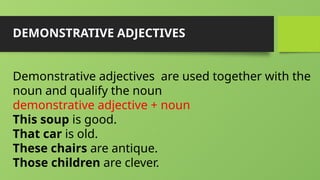 ADJECTIVE.pptx english gramme presentation | PPT