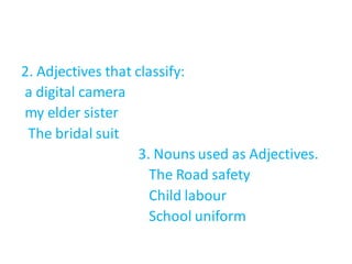 Adjective.pdf (English Presentation) TOPIC | PDF